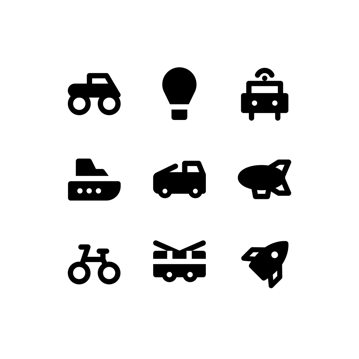 Transport System Icons - Premium Lottie, JSON - Creattie