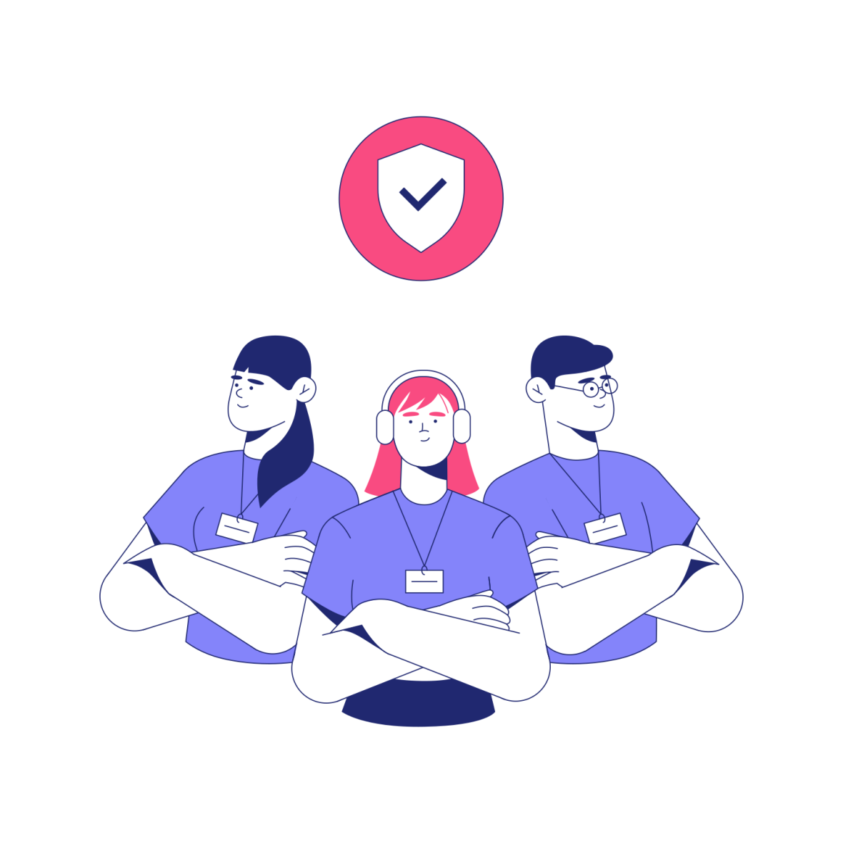 Cybersecurity Team Illustrations | Creattie