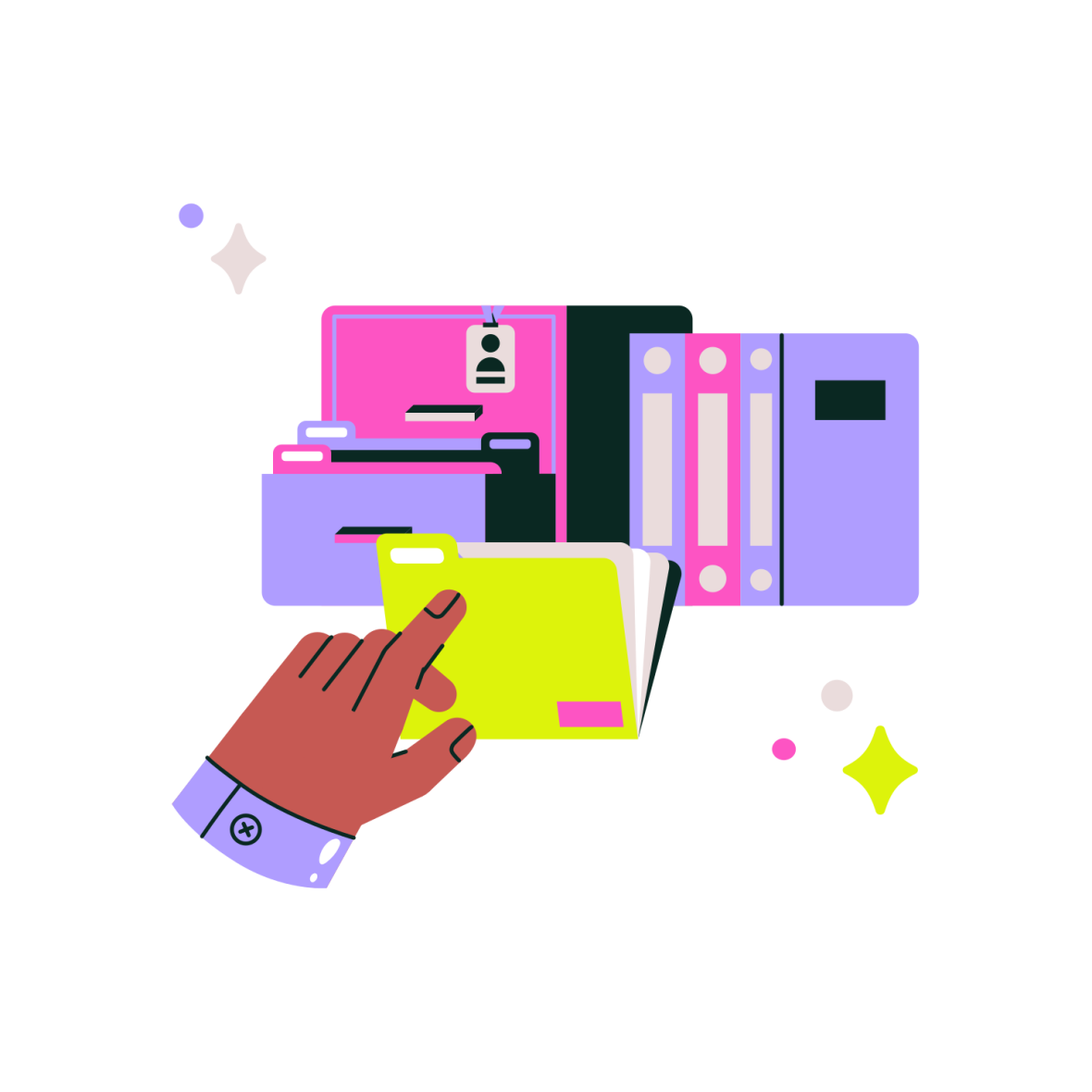 Data Exchange animated Illustrations - Premium Lottie/JSON Library