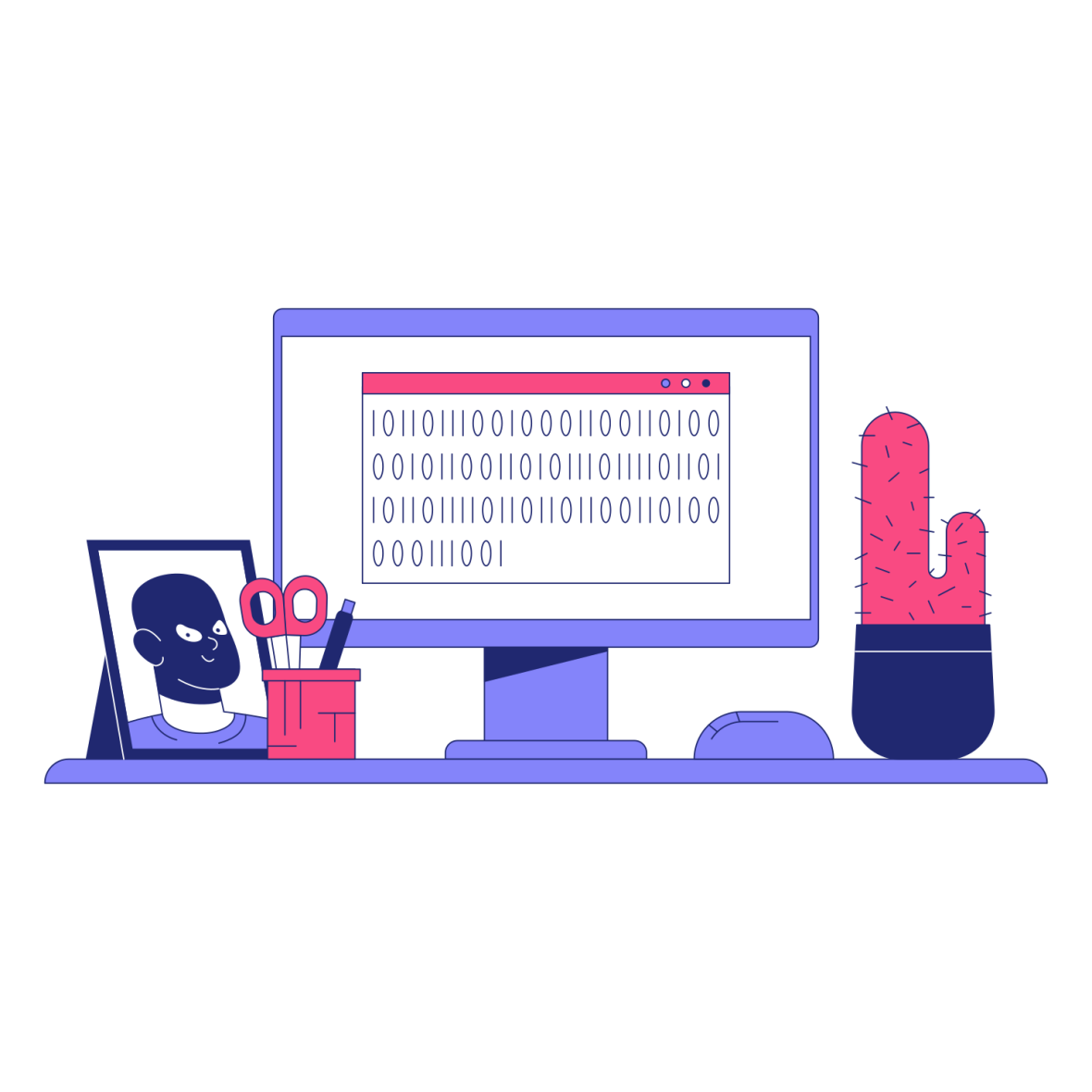 Binary animated Illustrations - Premium Lottie/JSON Library