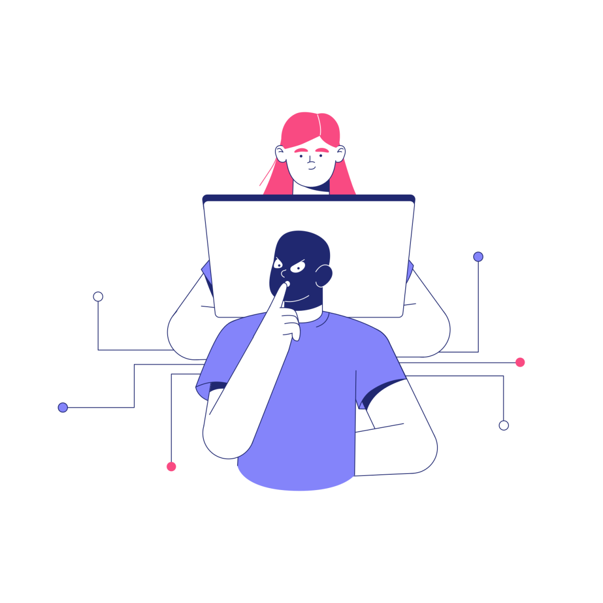 Hacker animated Illustrations - Premium Lottie/JSON Library