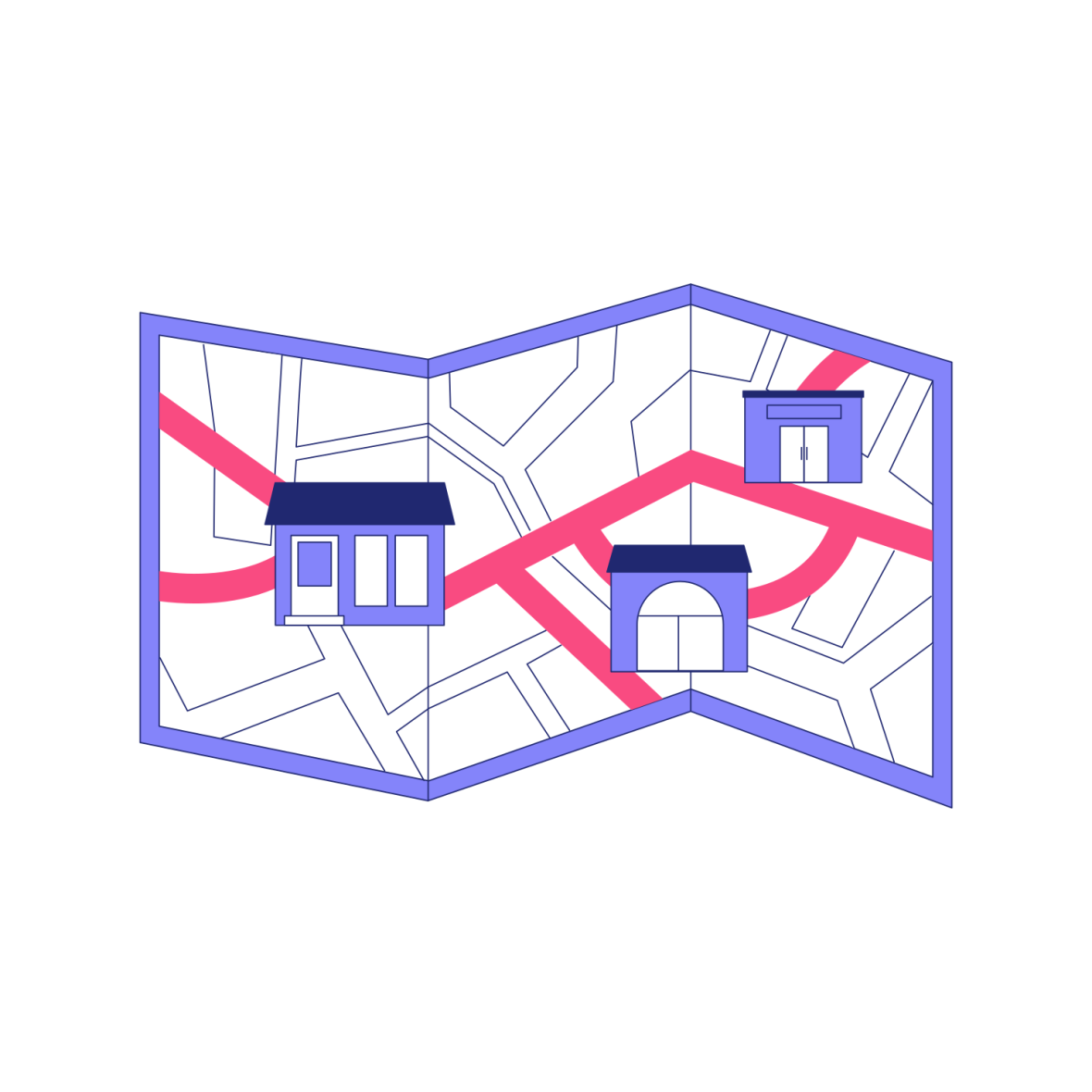 Download Business Map animation in Lottie JSON