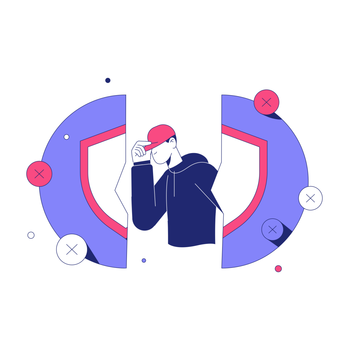 Cyber Attack Animated Illustrations | Creattie