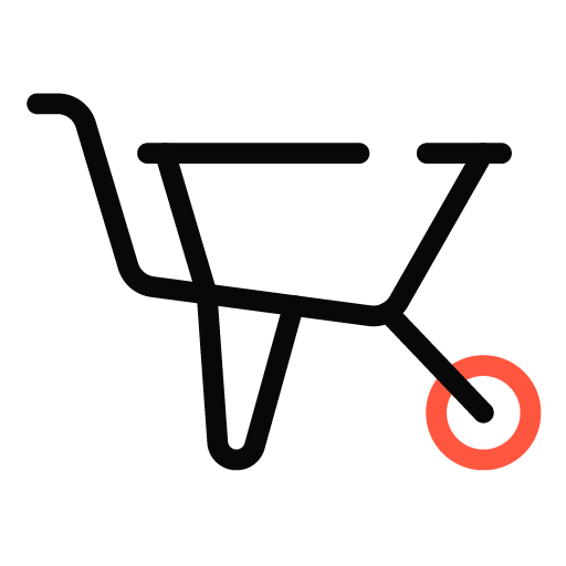 Wheelbarrow Animated Icons | Creattie