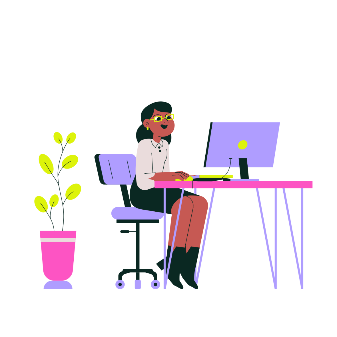 Office Work animated Illustrations - Premium Lottie/JSON Library