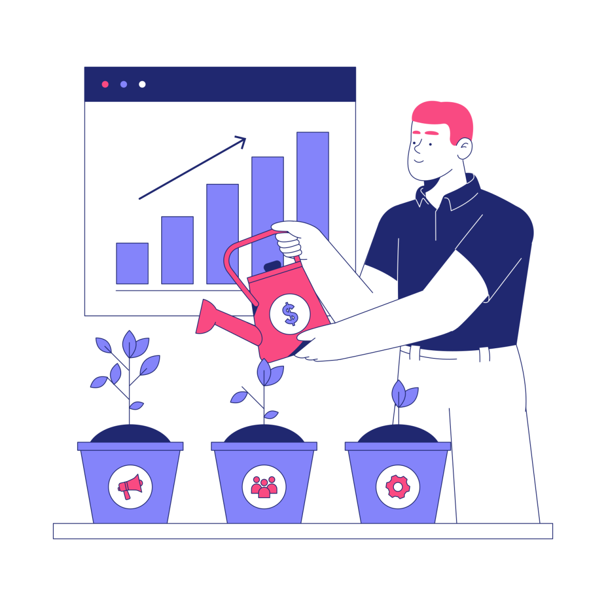 Return օn Investment Animated Illustrations | Creattie