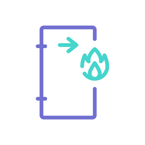 Fire Exit Animated Icons | Creattie