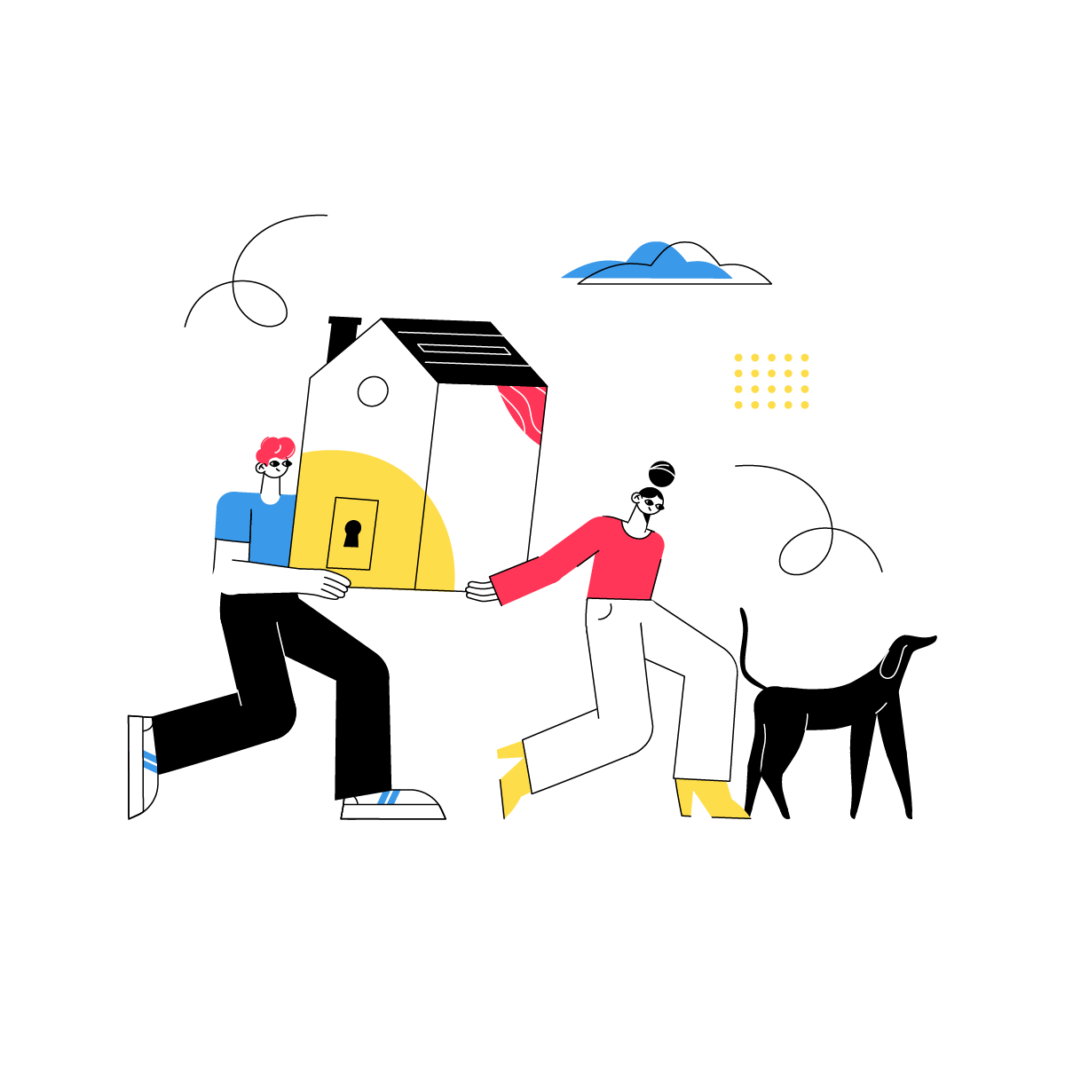 Residential Property Animated Illustrations | Creattie