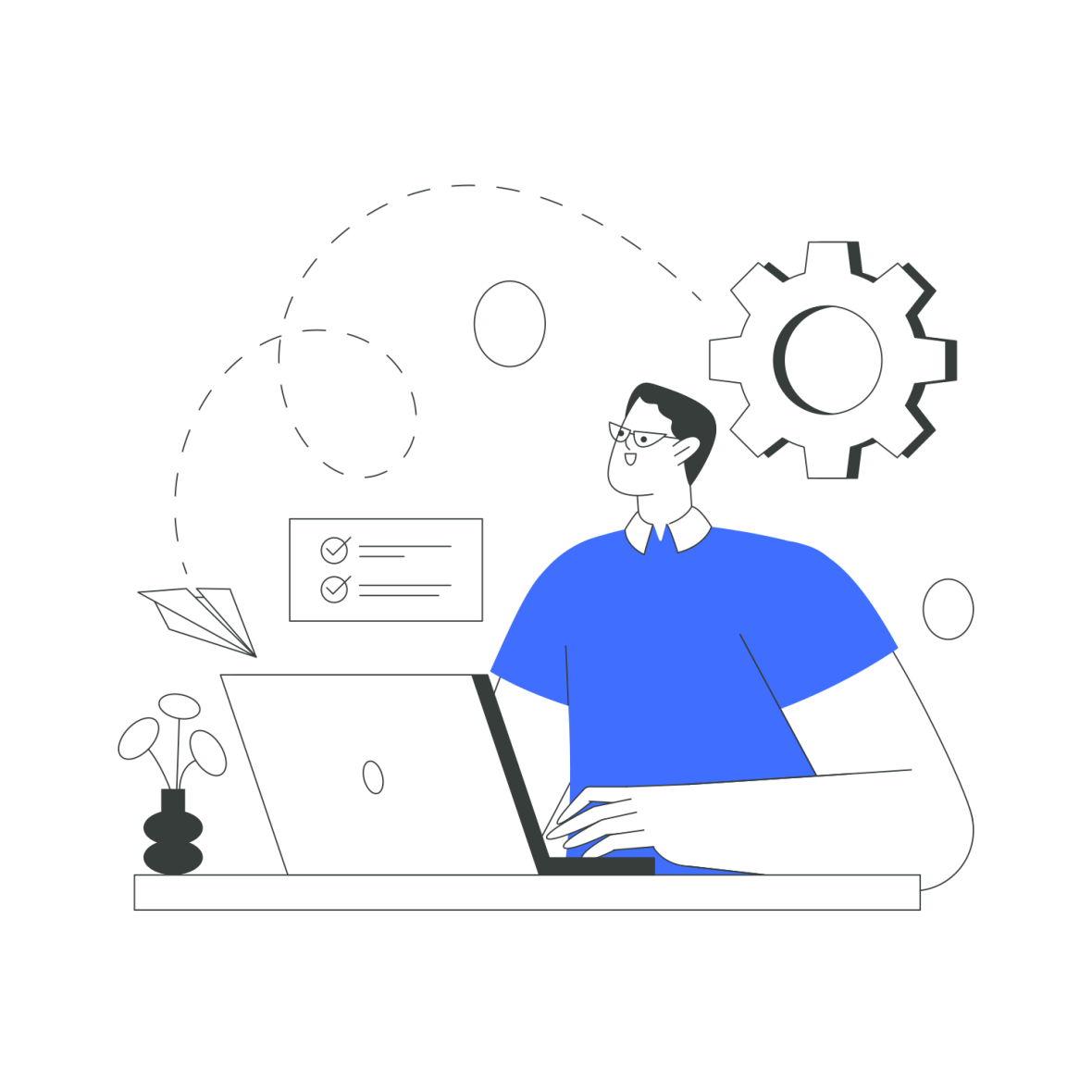 Complete Tasks Animated Illustrations | Creattie