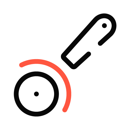 Pizza Cutter Animated Icons | Creattie