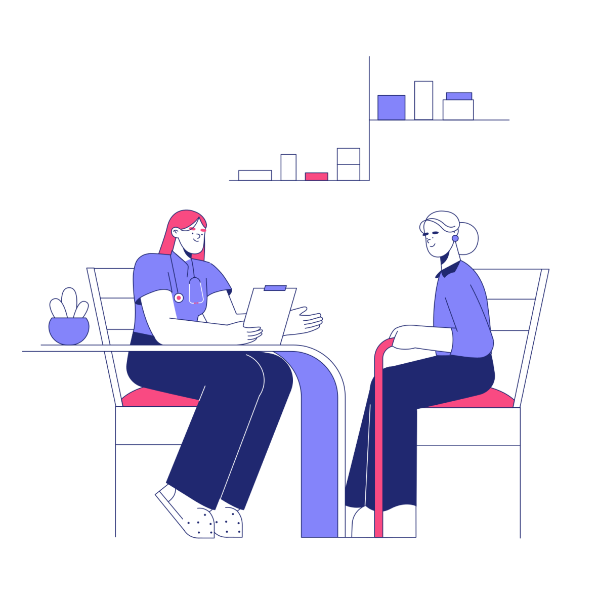 Medical Consultation Animated Illustrations | Creattie