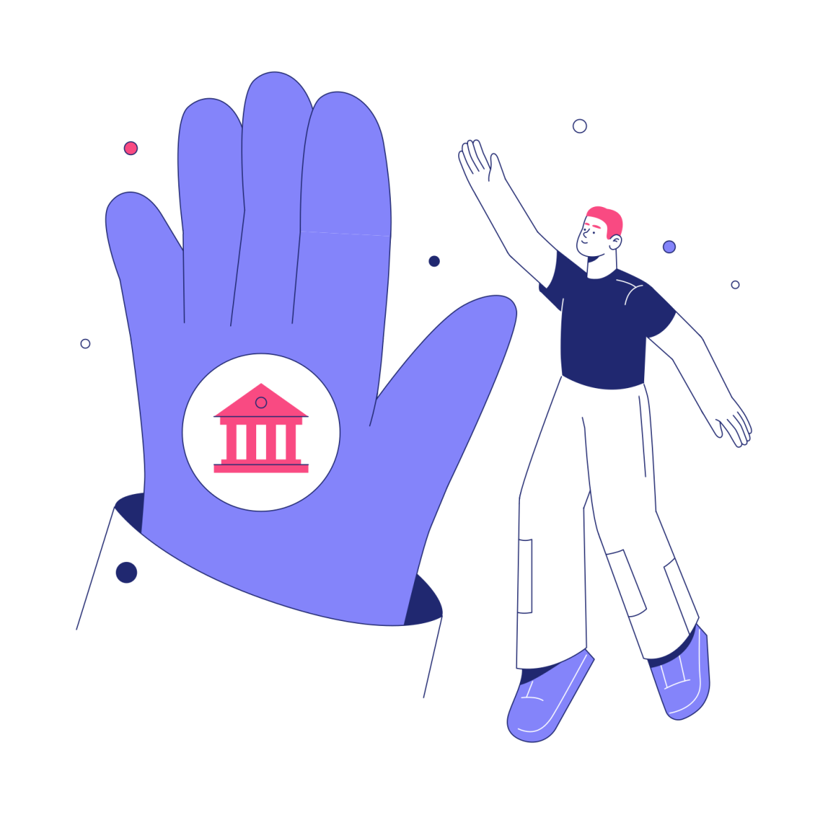 Cooperation With Bank animated Illustrations - Premium Lottie/JSON Library