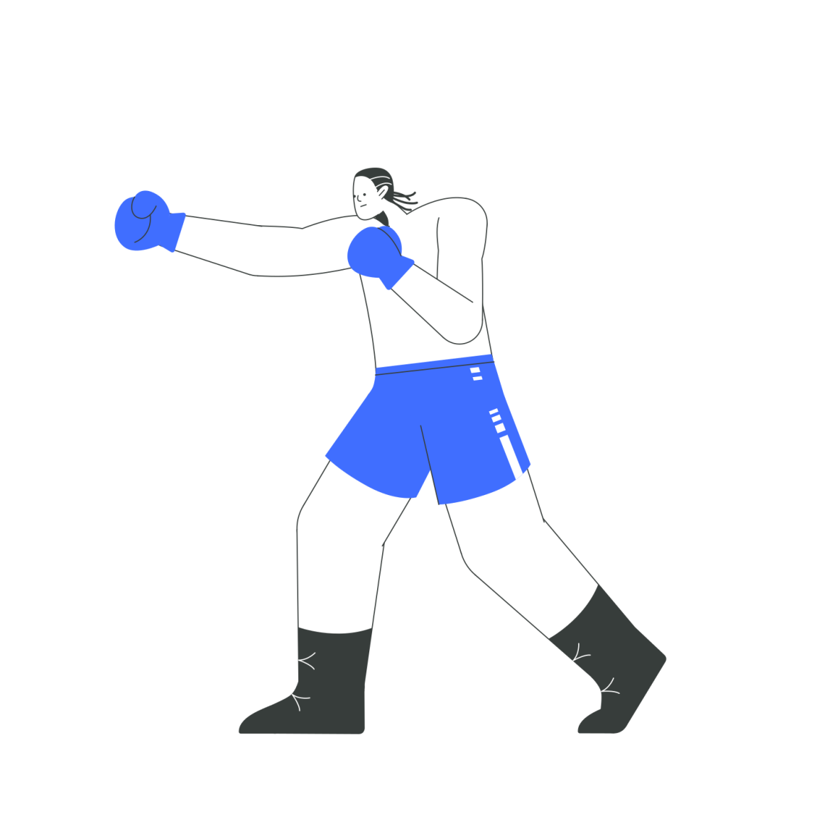 Boxing Animated Illustrations | Creattie