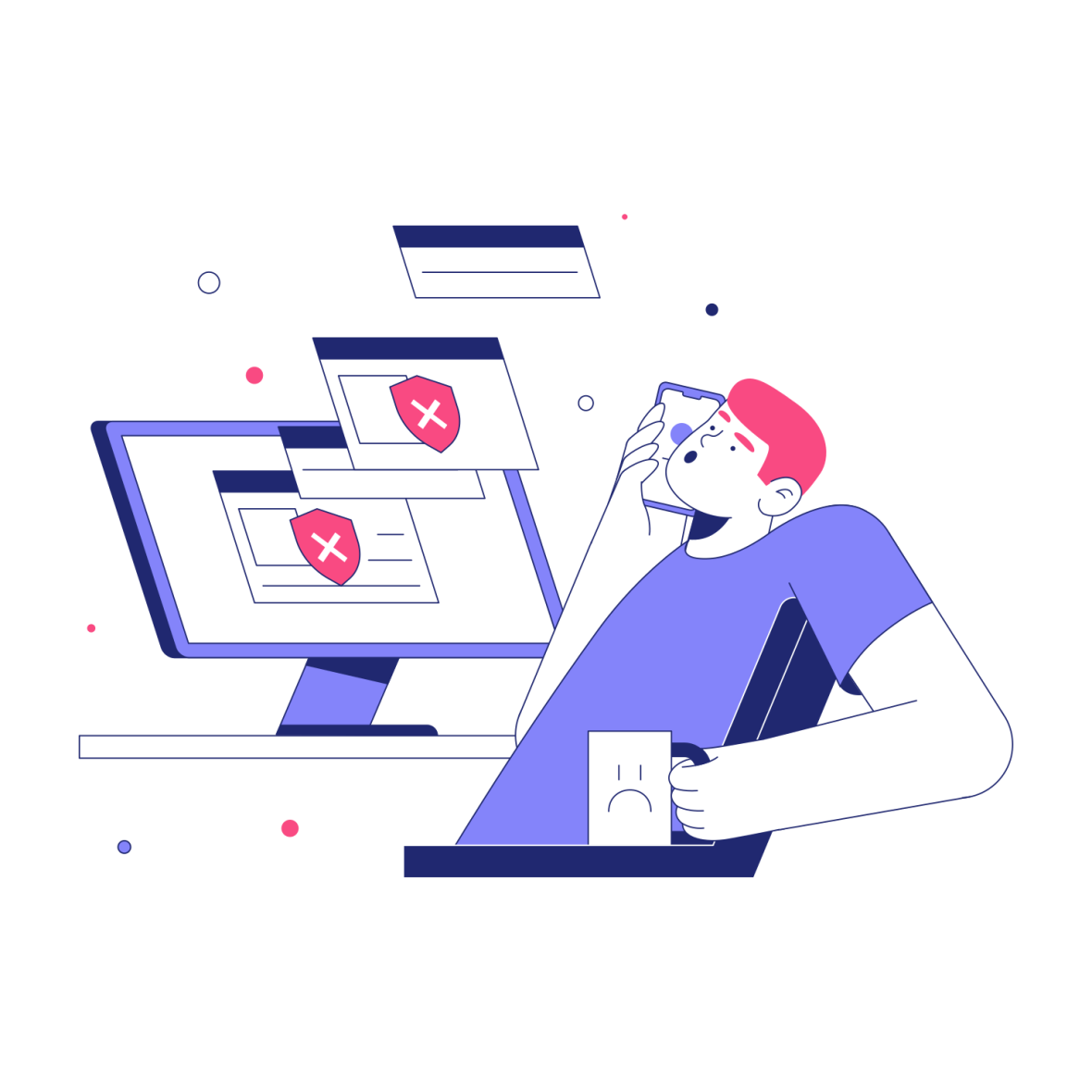 Scam Alert Animated Illustrations | Creattie