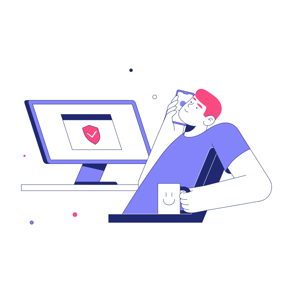 Cybersecurity Activated Animated Illustrations | Creattie