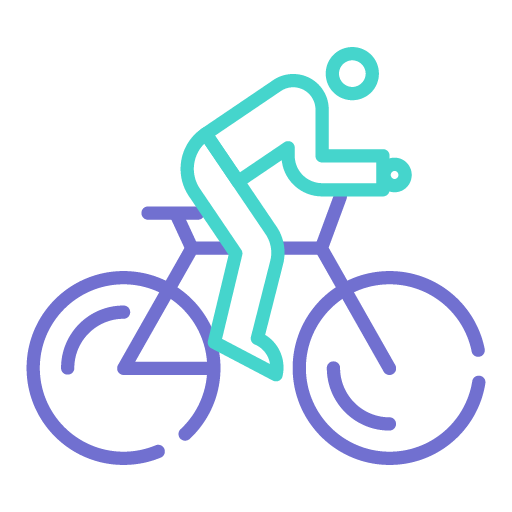 Biking animated icons & Symbols - Download Lottie/JSON - Creattie