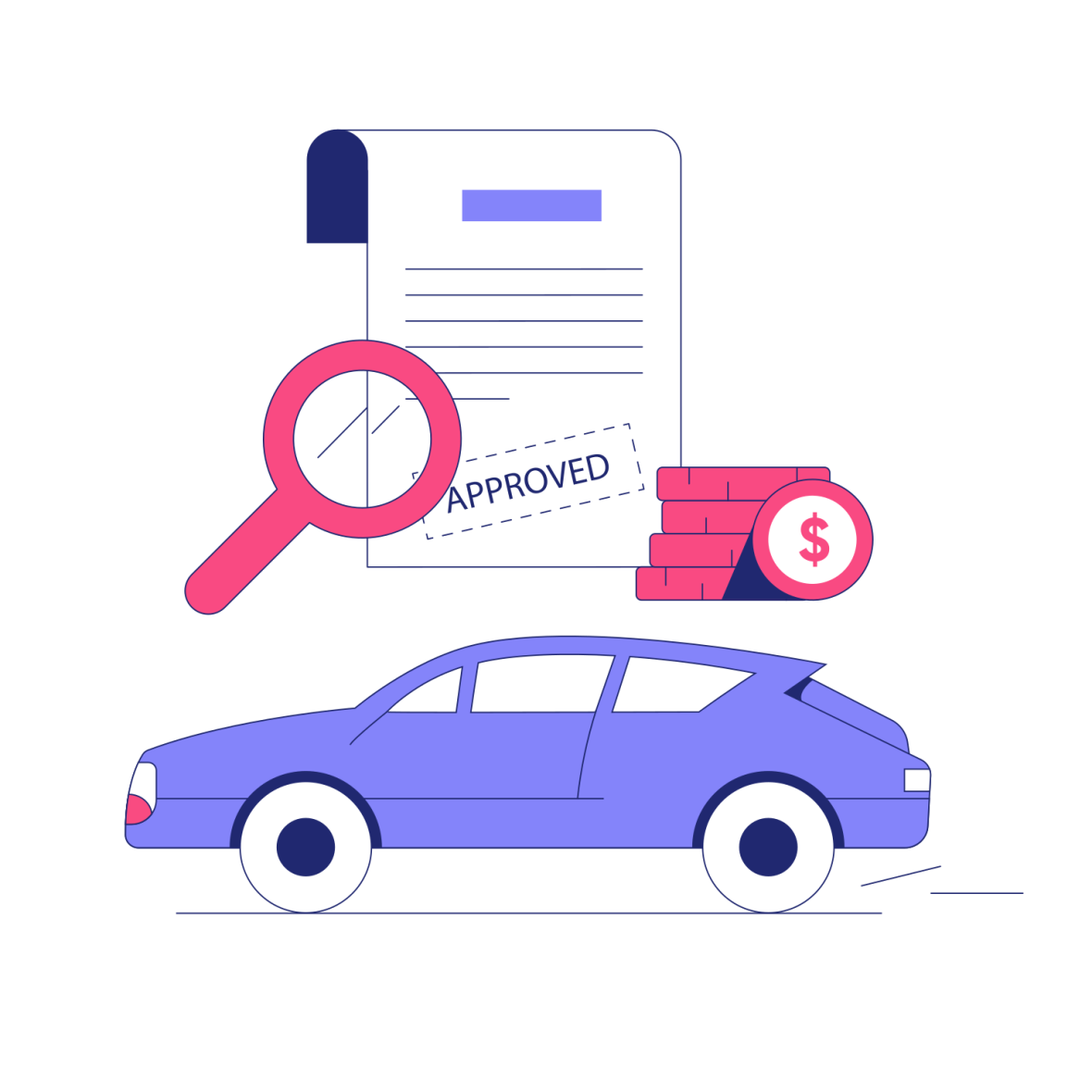 Download Car Loan animation in Lottie JSON