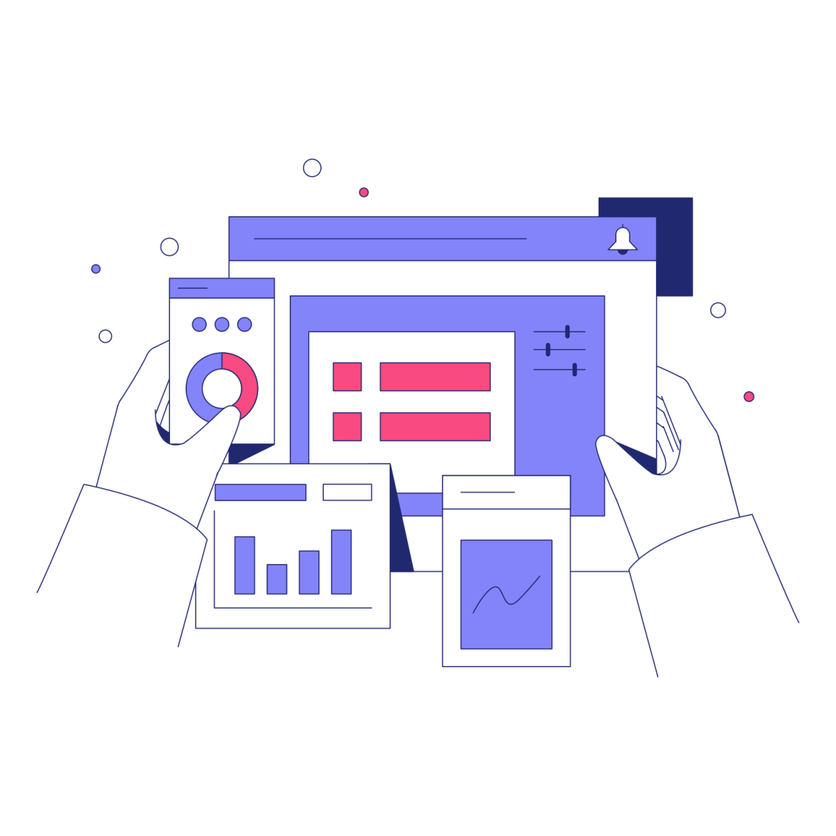 SEO animated Illustrations - Premium Lottie/JSON Library