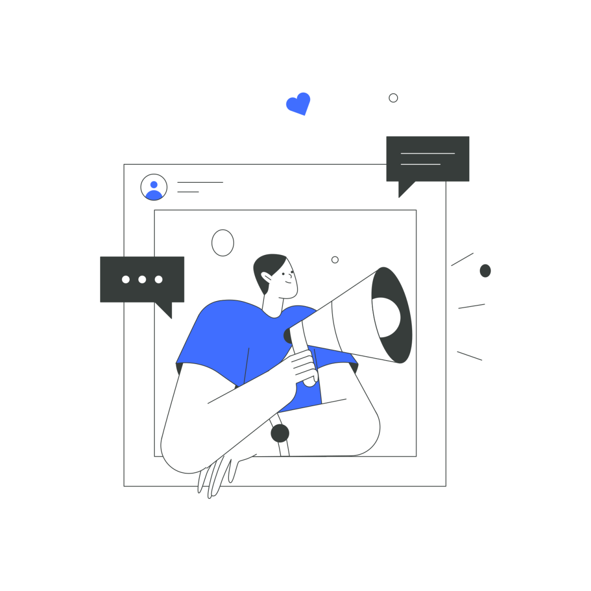 Announcement Animated Illustrations | Creattie
