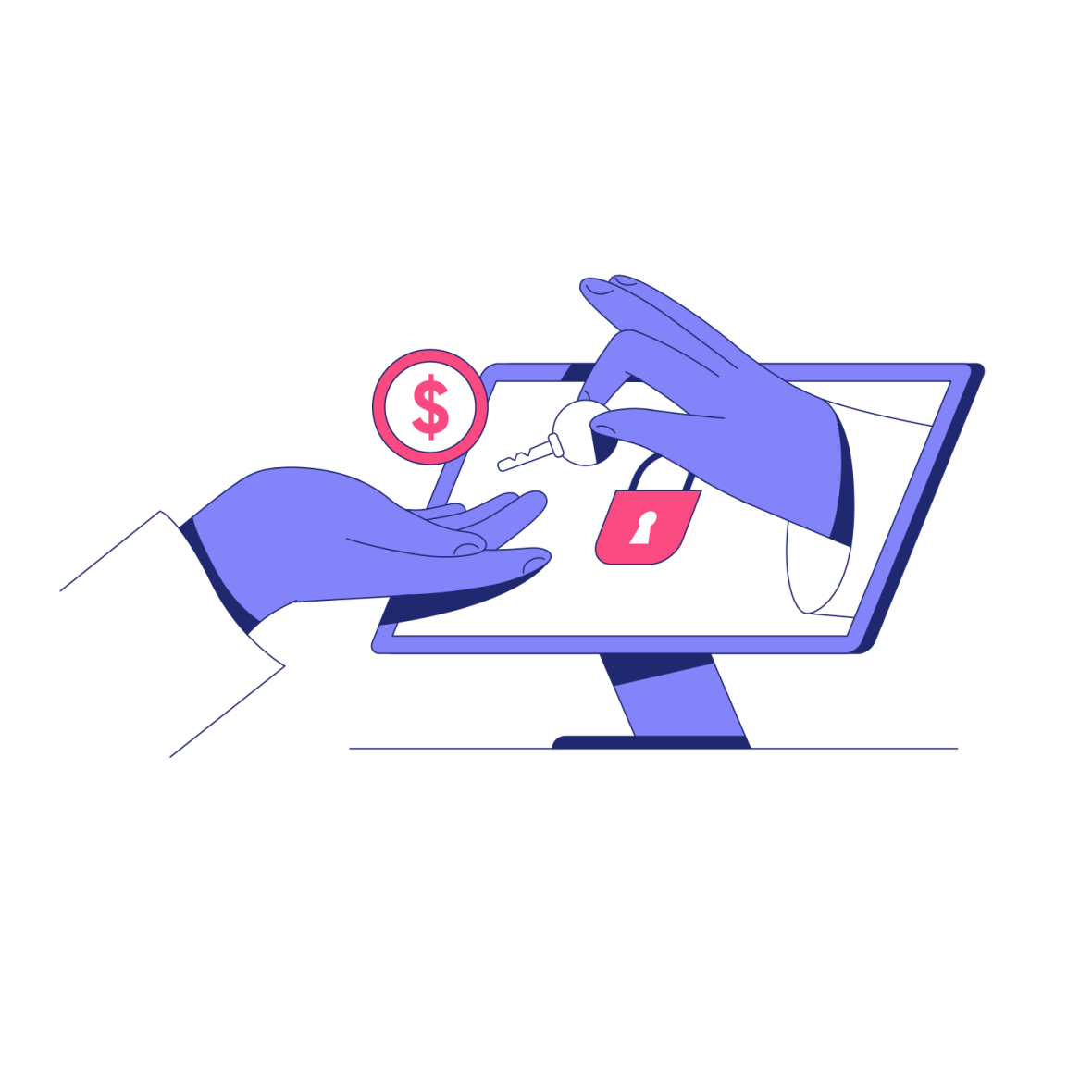 Ransomware Animated Illustrations | Creattie