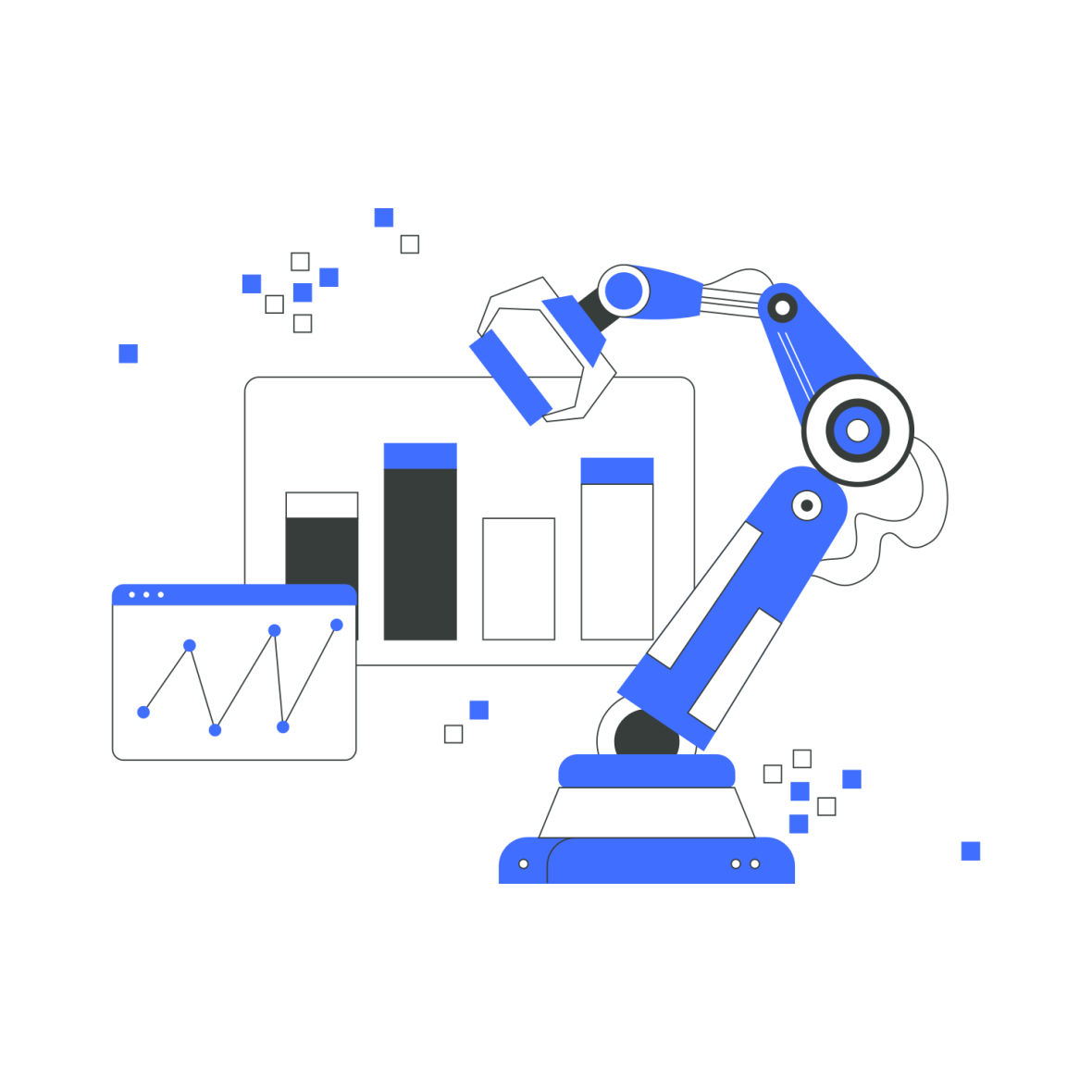 Ai and Big Data Animated Illustrations | Creattie