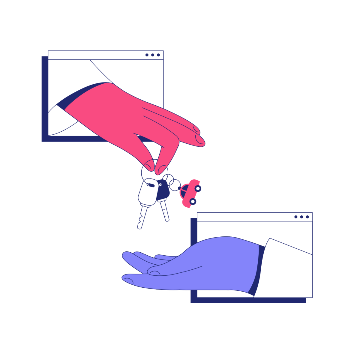 Car Rental Animated Illustrations | Creattie