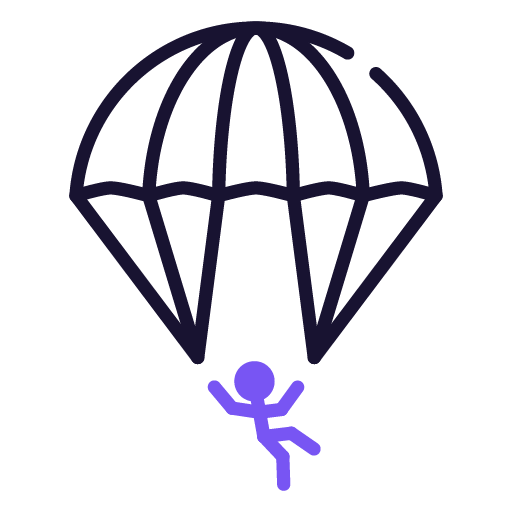 Parachute Animated Icons | Creattie