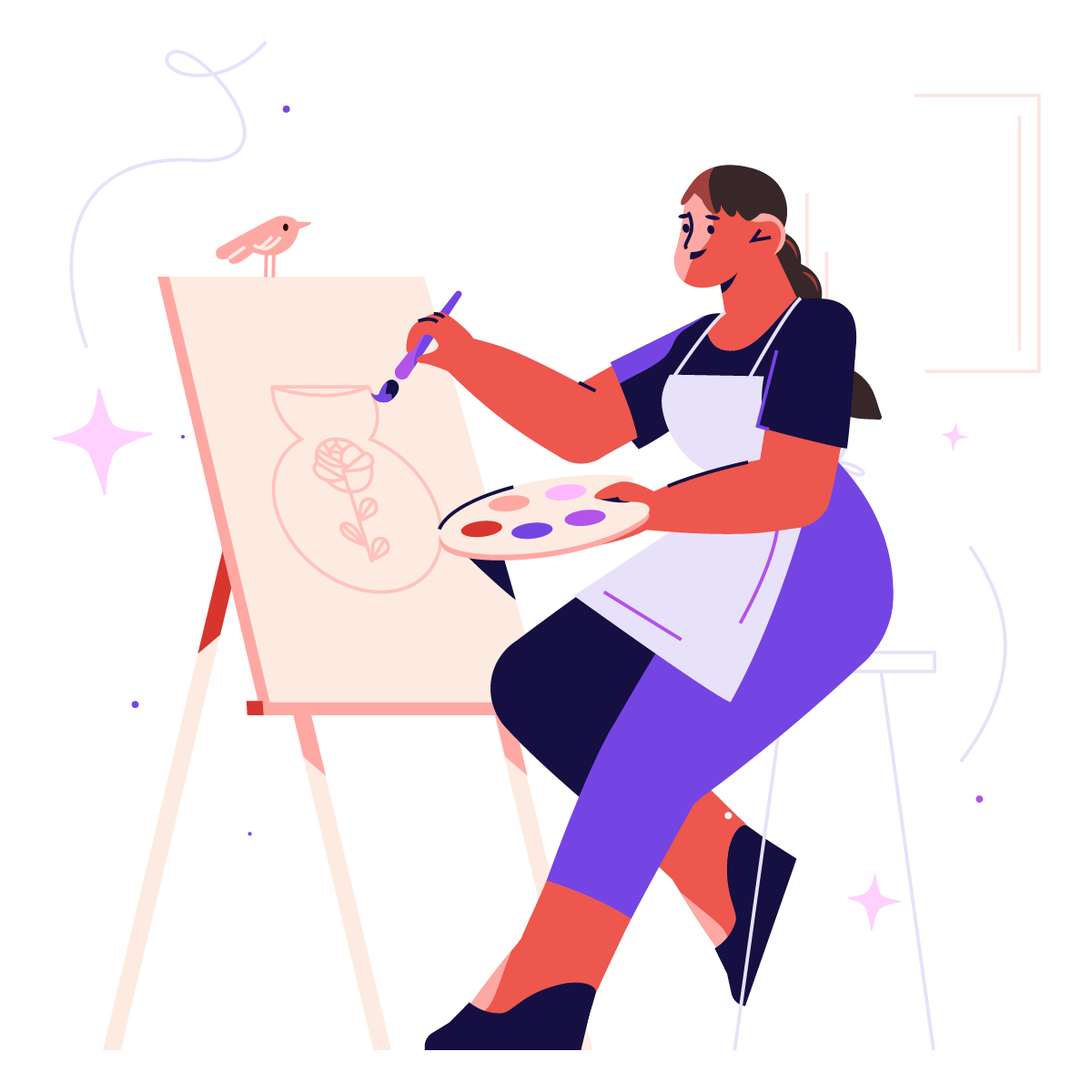 Favorite Hobby Animated Illustrations | Creattie