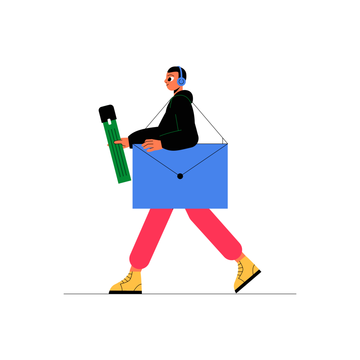 Download Art Student animation in Lottie JSON