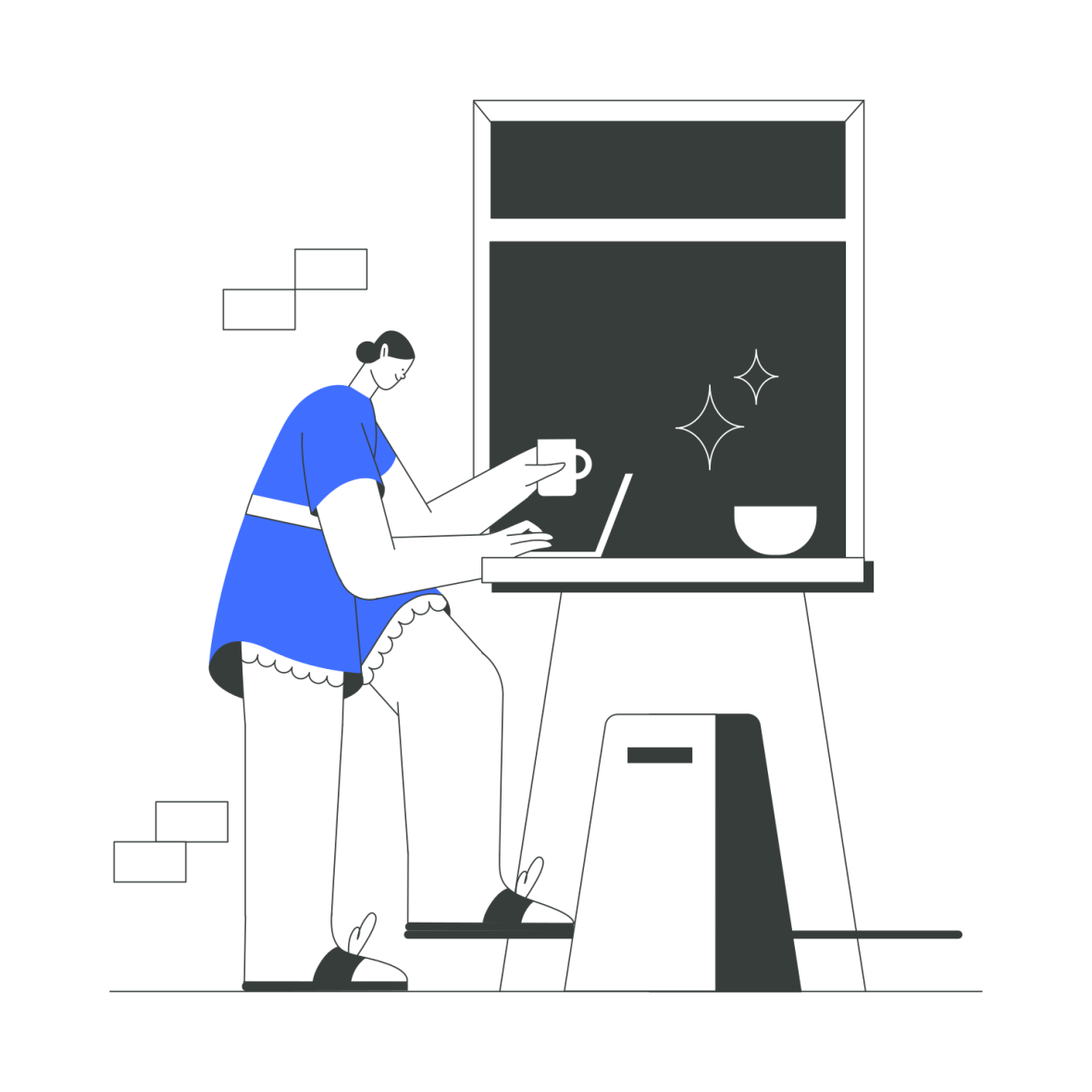 Download Home Office animation in Lottie JSON